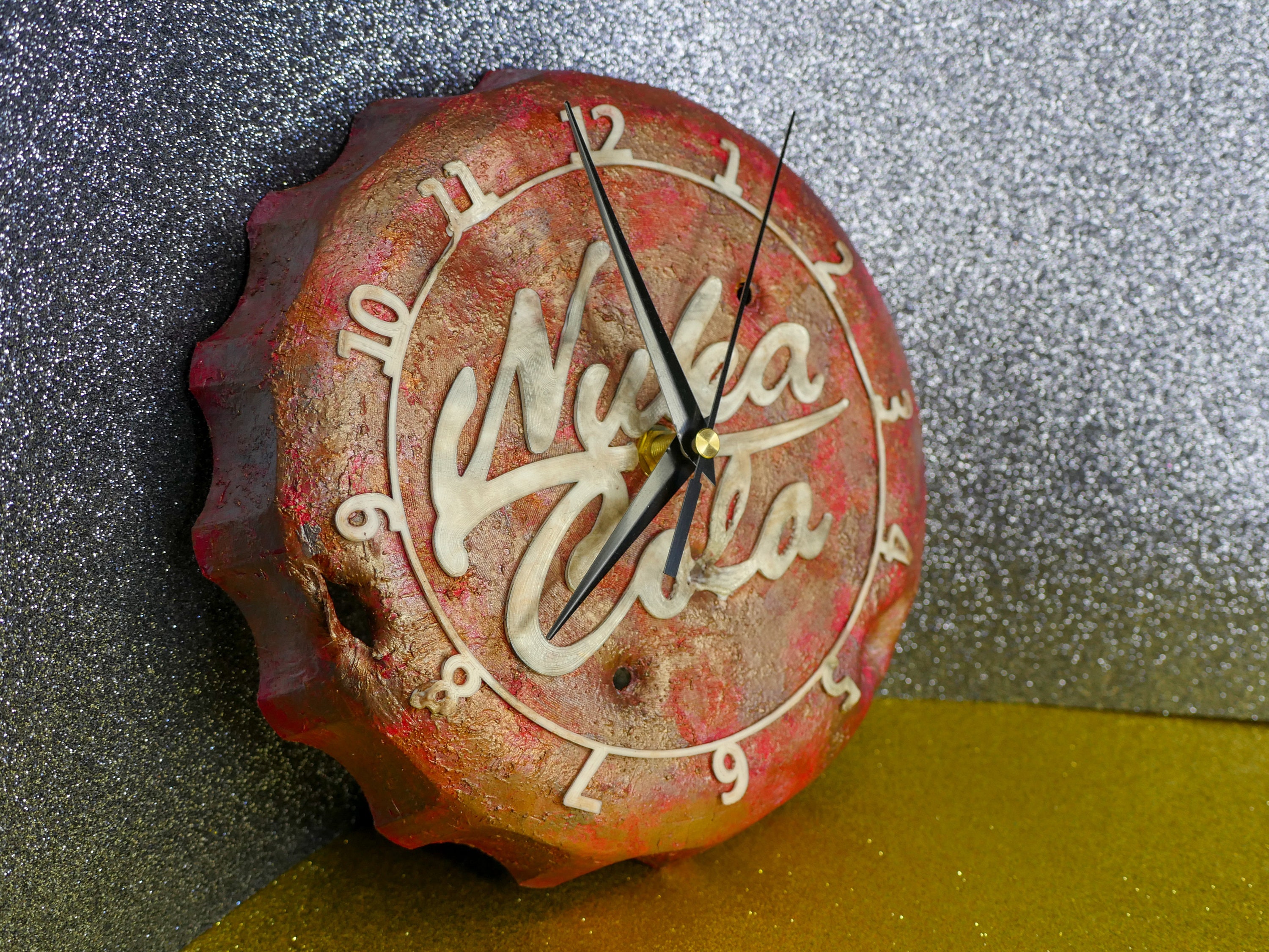 Nuka Cola Bottle Cap Clock, Fallout - 3D Printed - Etsy