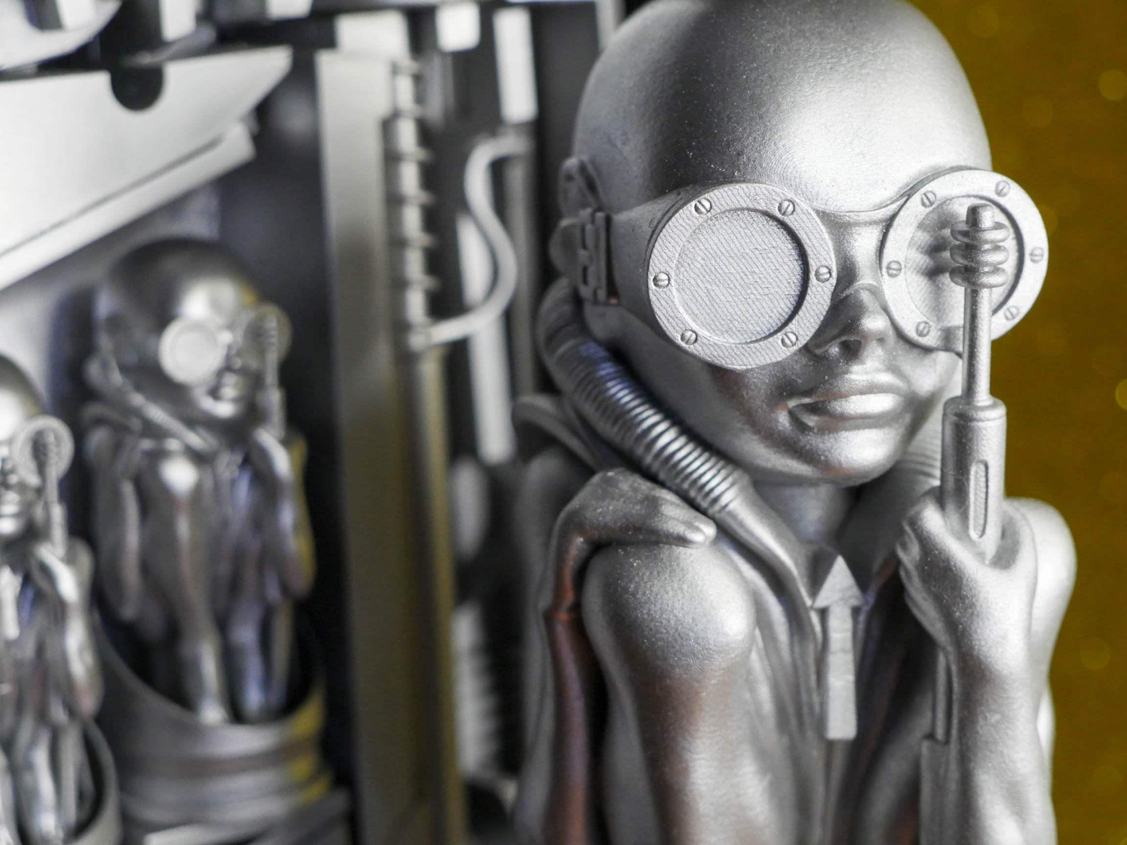 H.R. Giger birth Machine Sculpture 3D Printed - Etsy