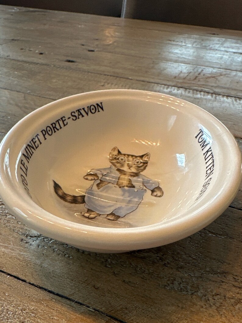 Vintage Mason's Crabtree & Evelyn Beatrix Potter tom Kitten Ceramic ...