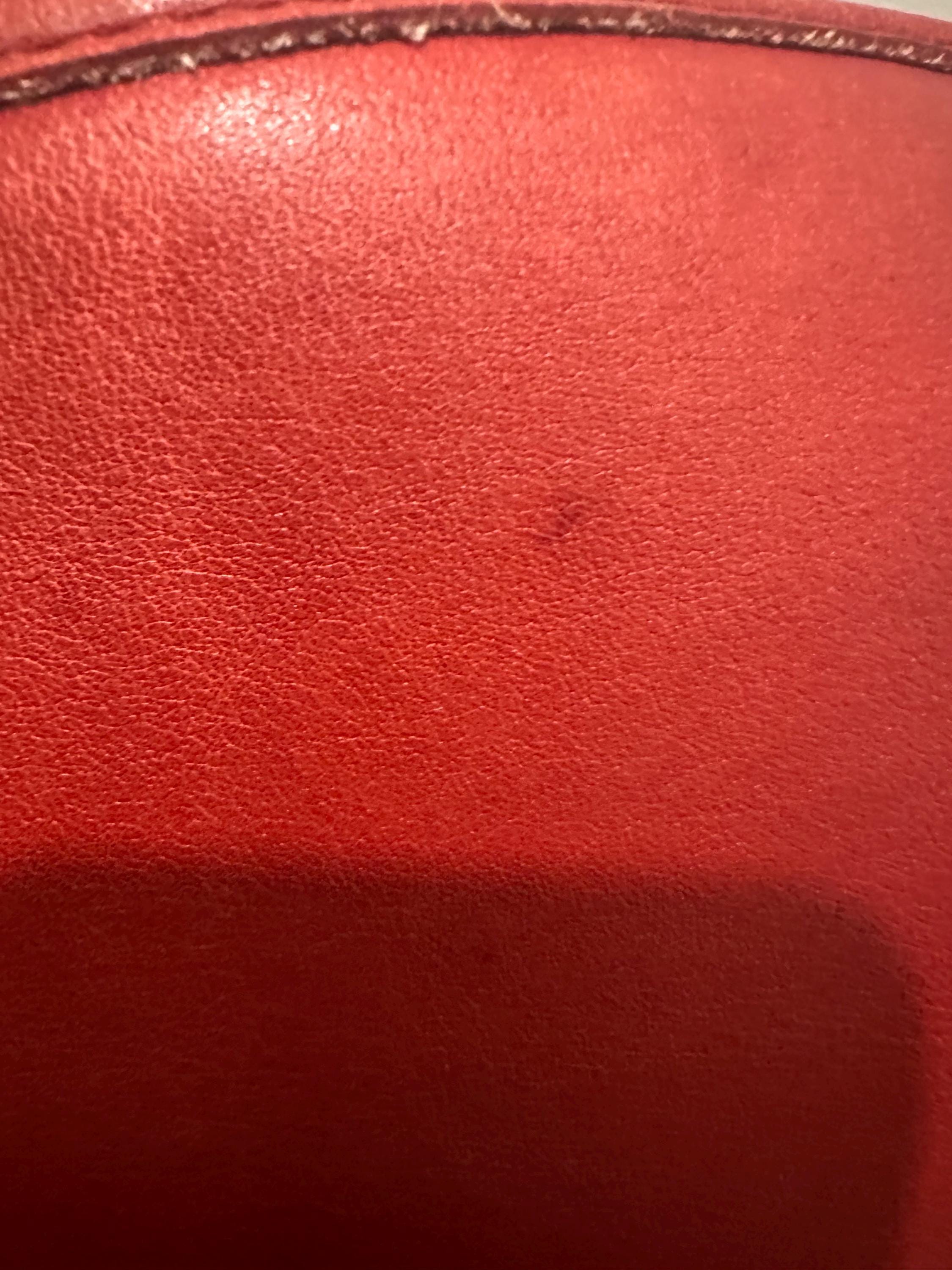 Vintage Coach Helen Red Leather Bucket Bag | Shoulder & Crossbody ...