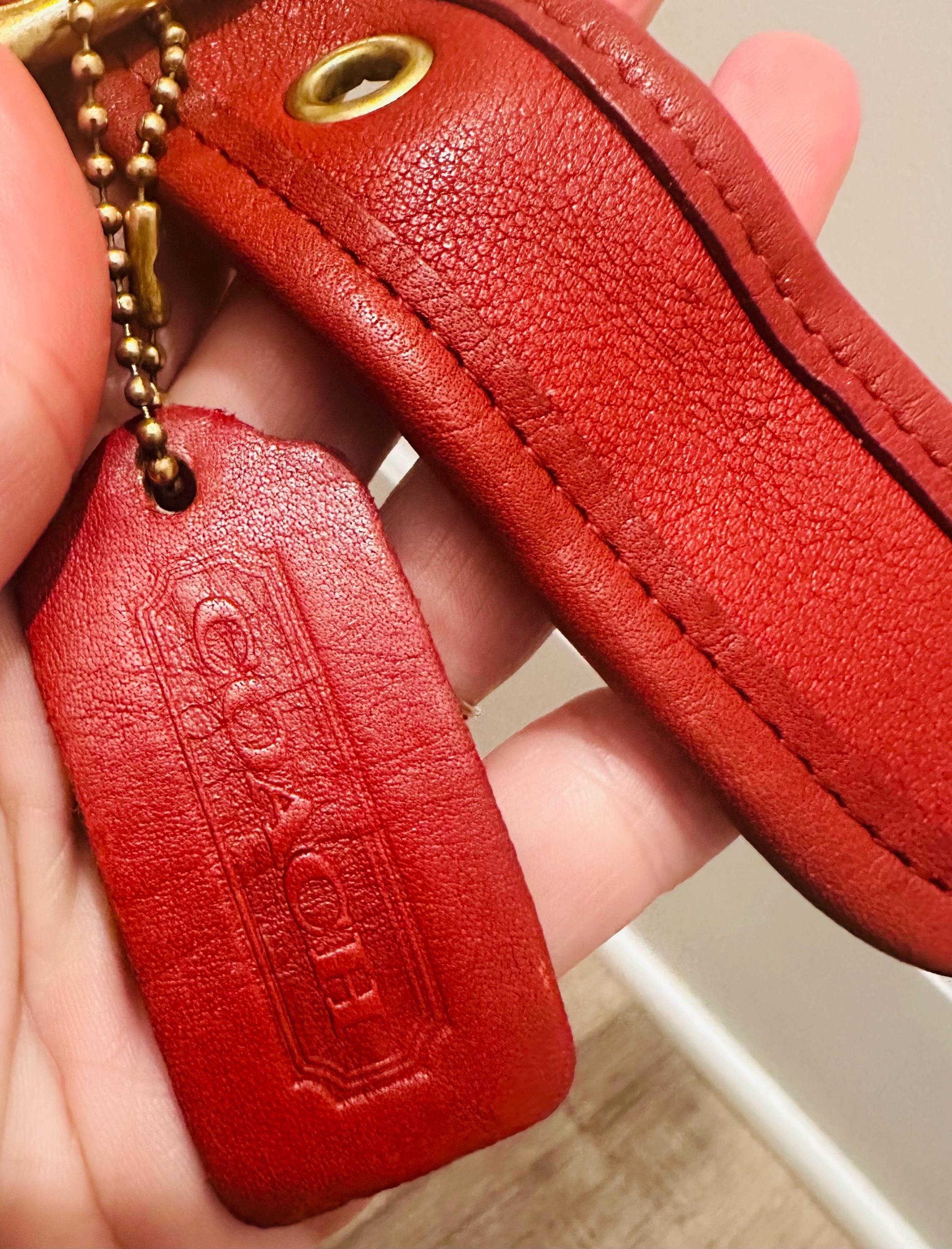 Vintage Coach Helen Red Leather Bucket Bag | Shoulder & Crossbody ...