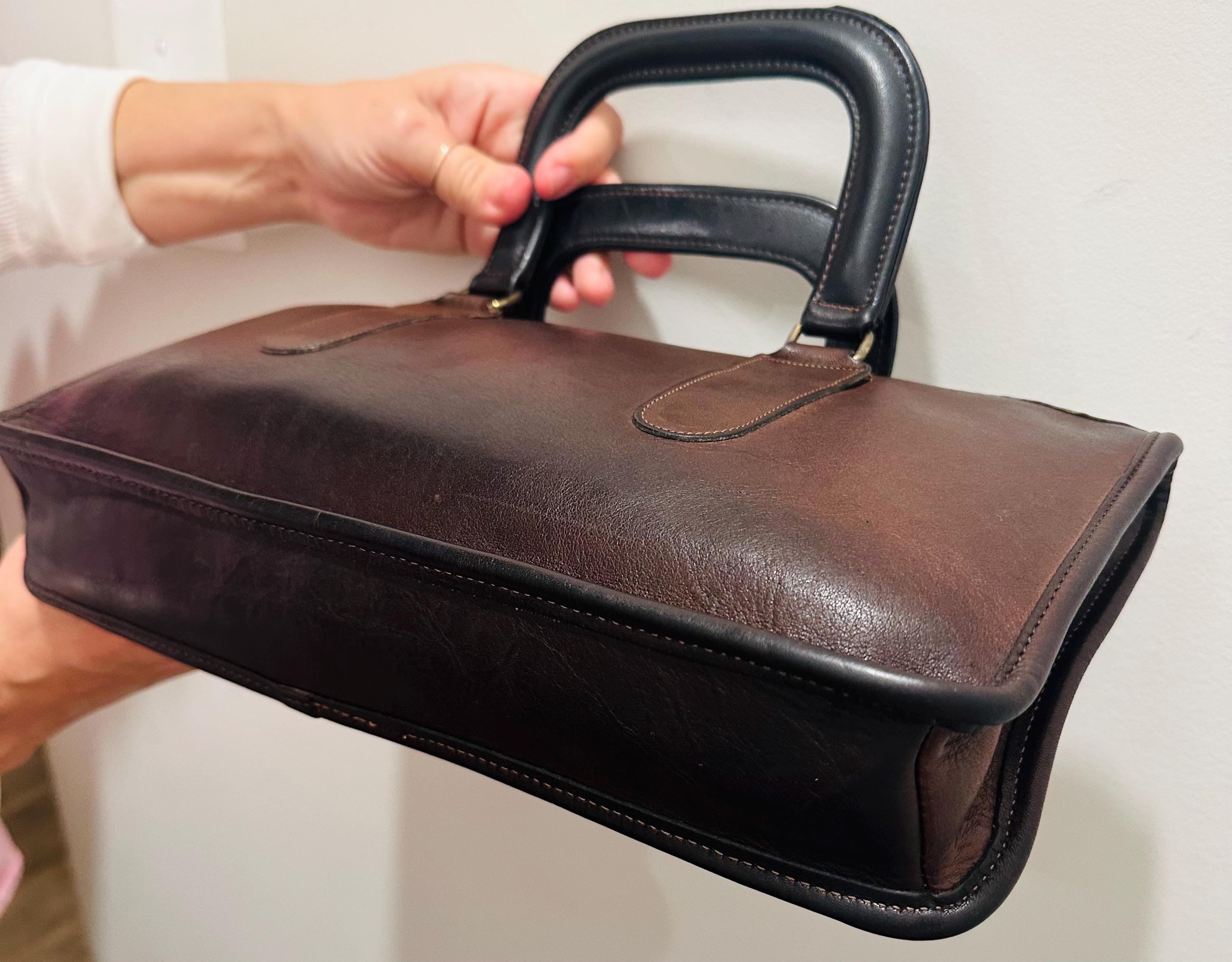 Vintage Coach Handle Clutch Pre Creed - Etsy