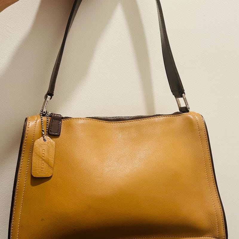 Coach Cowhide Purse - Etsy