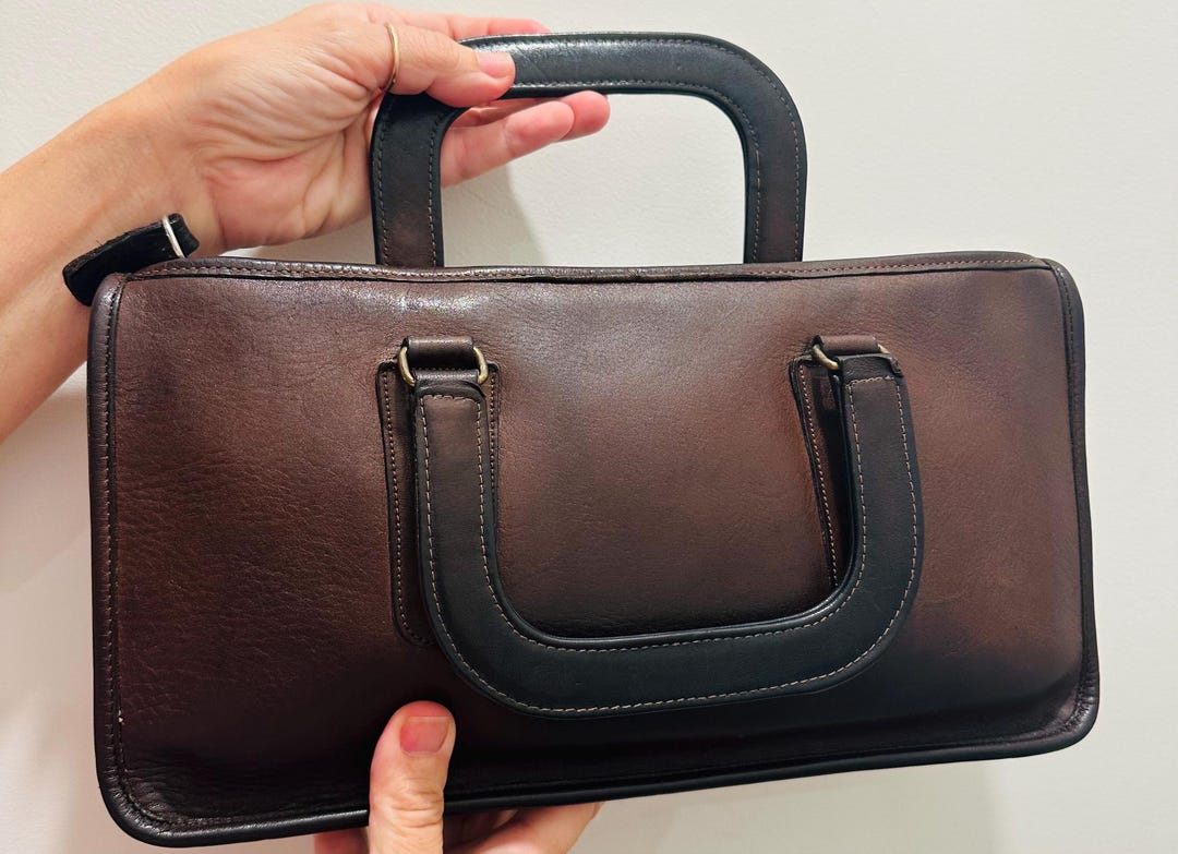 Vintage Coach Handle Clutch Pre Creed - Etsy