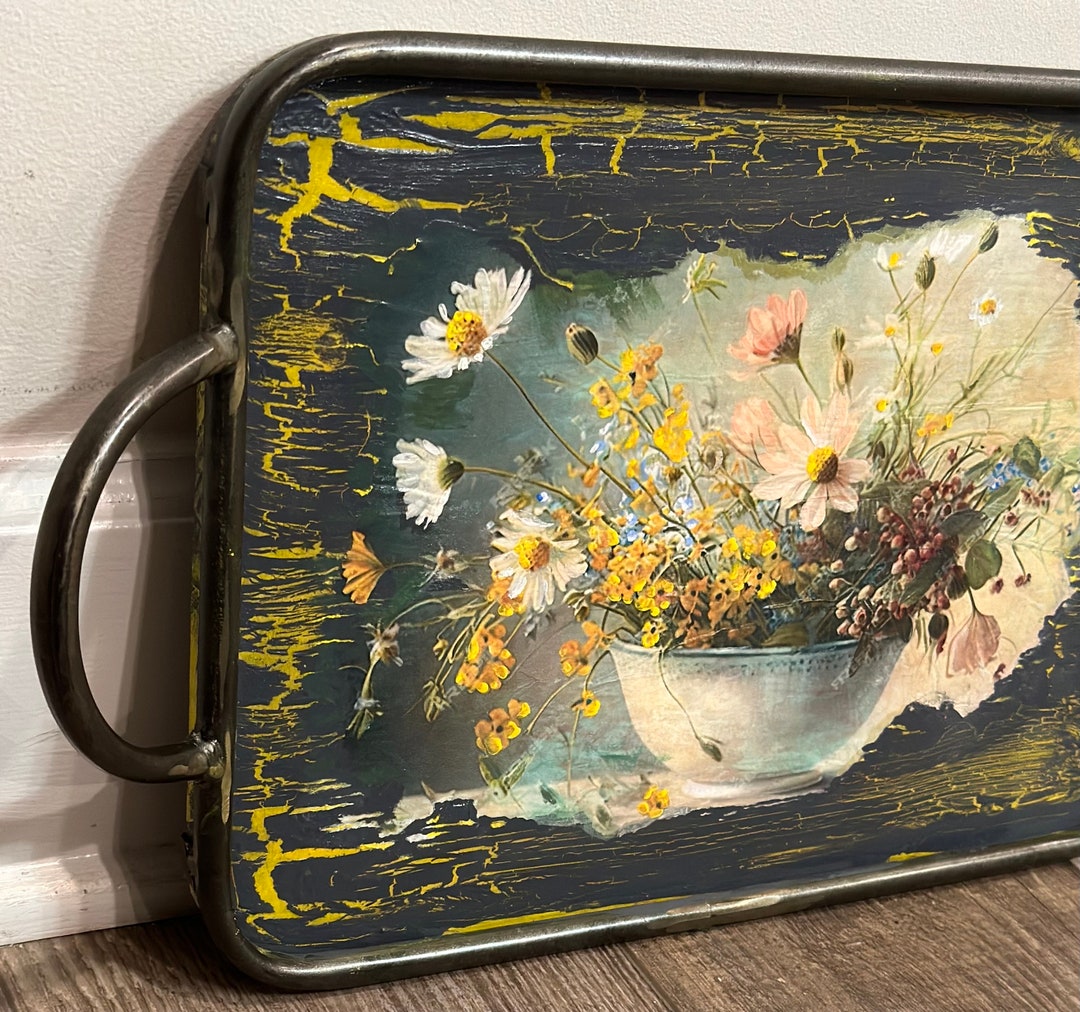 Vintage Farm House Rustic Tray/ Home Decor - Etsy