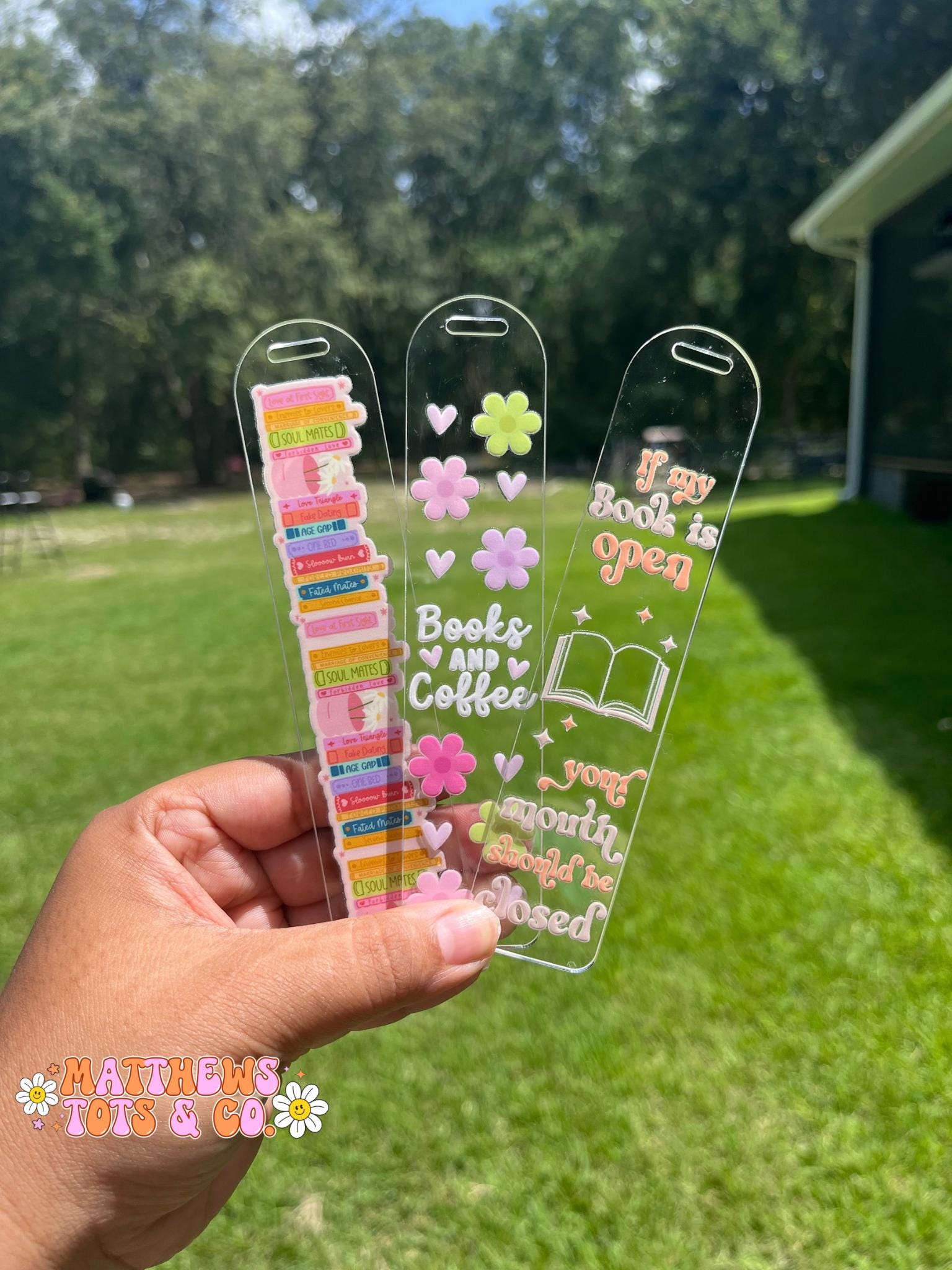 Acrylic Bookmark Girly Pop Bookmarks Reading Era UV DTF Bookmark - Etsy