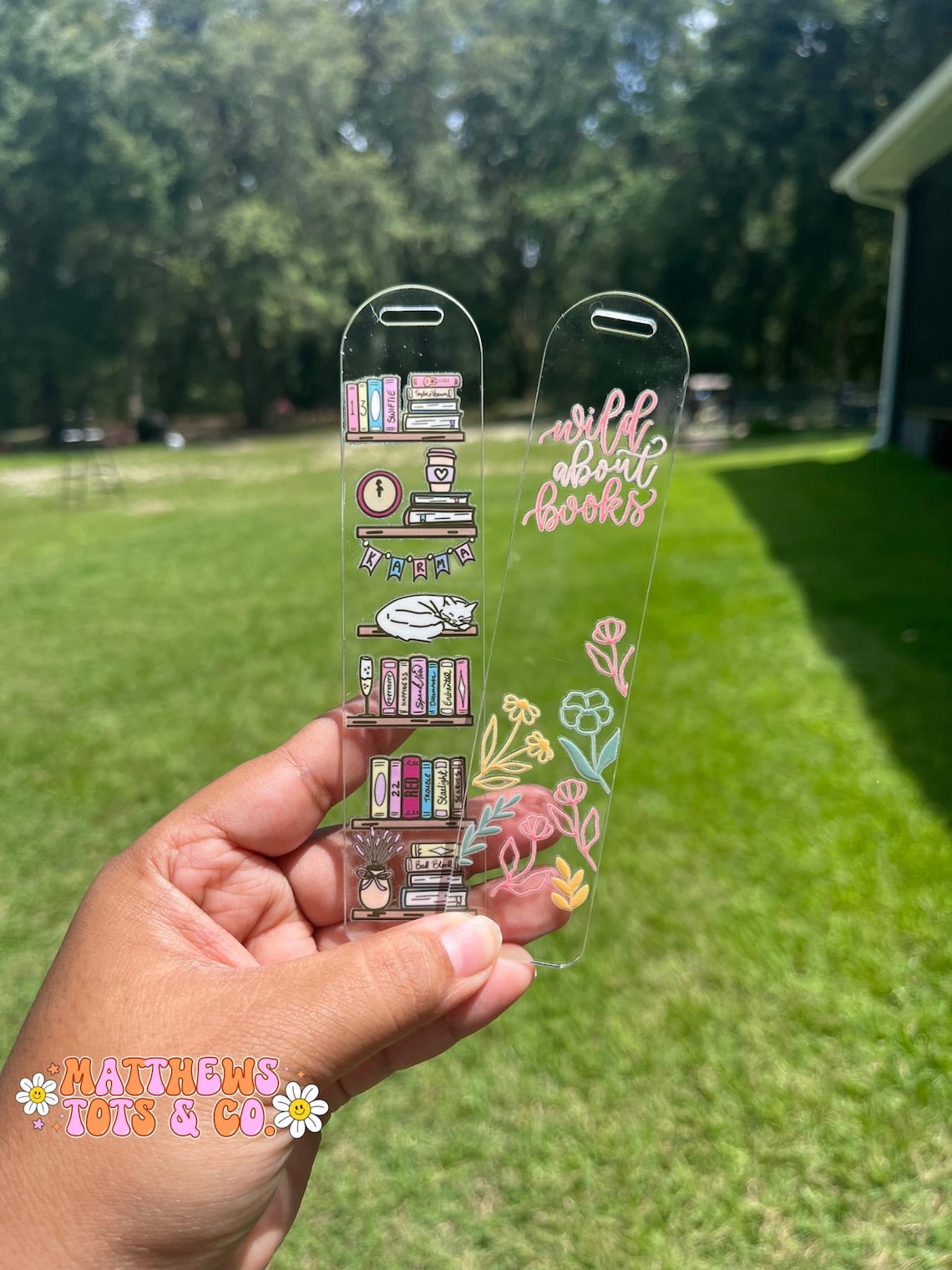 Acrylic Bookmark Girly Pop Bookmarks Reading Era UV DTF Bookmark - Etsy