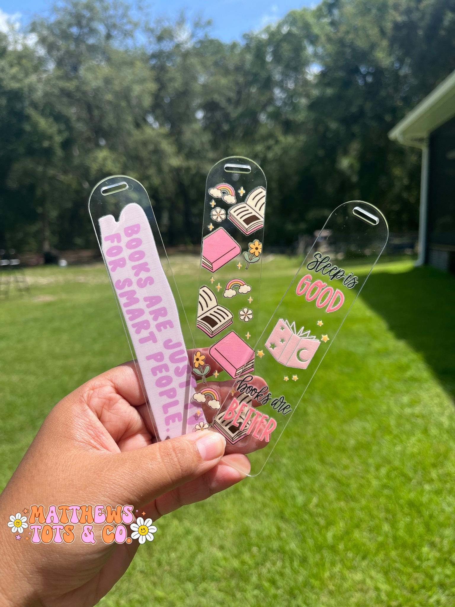 Acrylic Bookmark Girly Pop Bookmarks Reading Era UV DTF Bookmark - Etsy