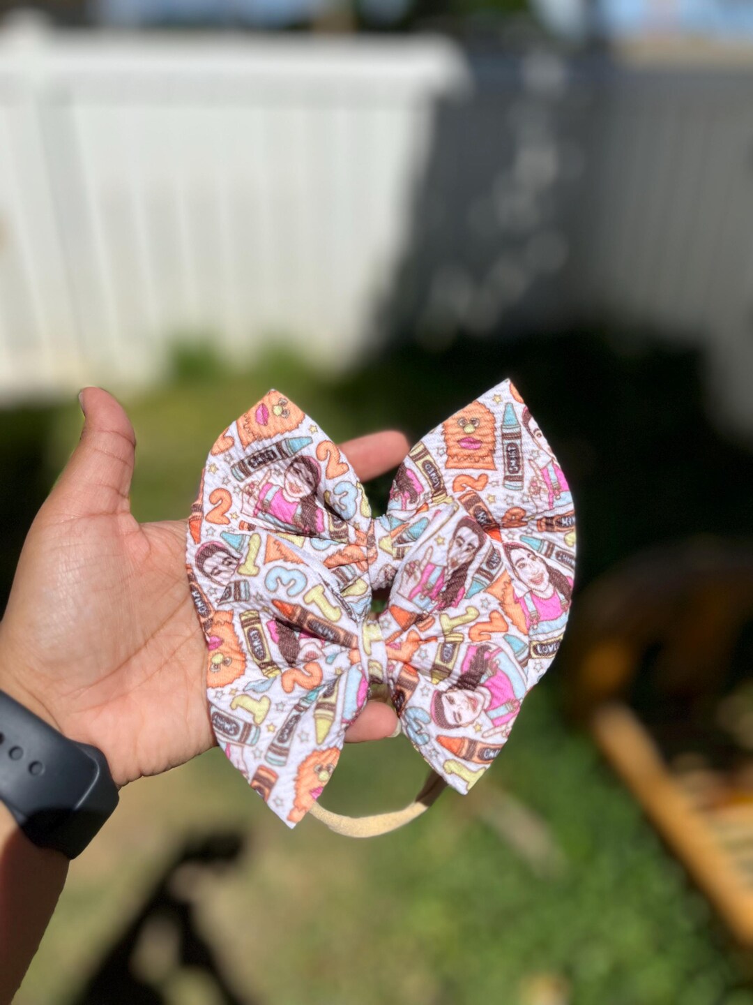 Ms. Rachel Bow Number Bow 5in Bow 4in Bow Bullet Fabric Gifts for ...