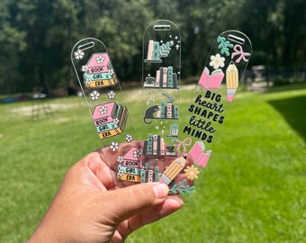 Acrylic Bookmark Girly Pop Bookmarks Reading Era UV DTF Bookmark - Etsy
