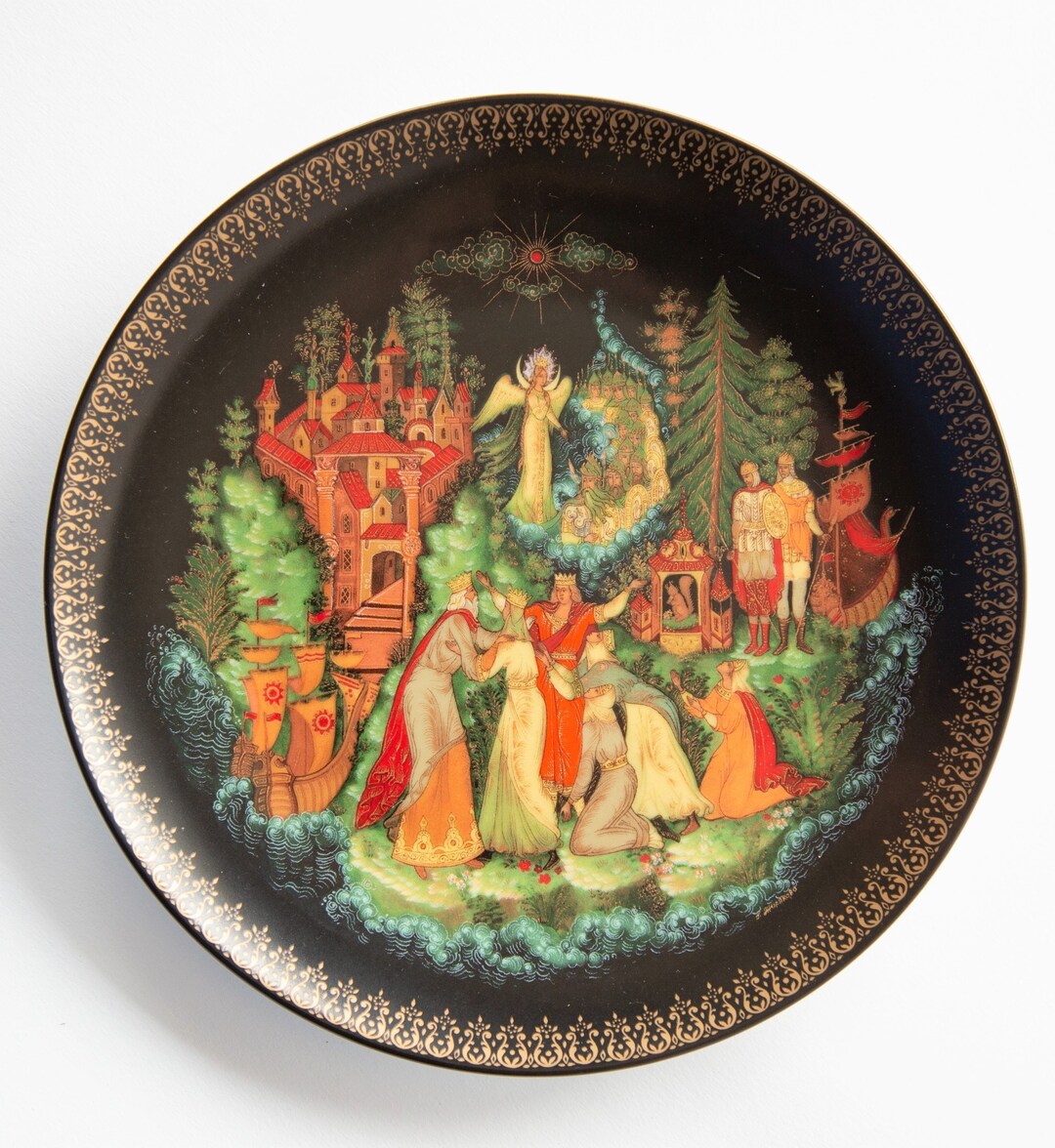 Vintage Tianex Bradford Exchange Russian Fairytale Collector Plates ...