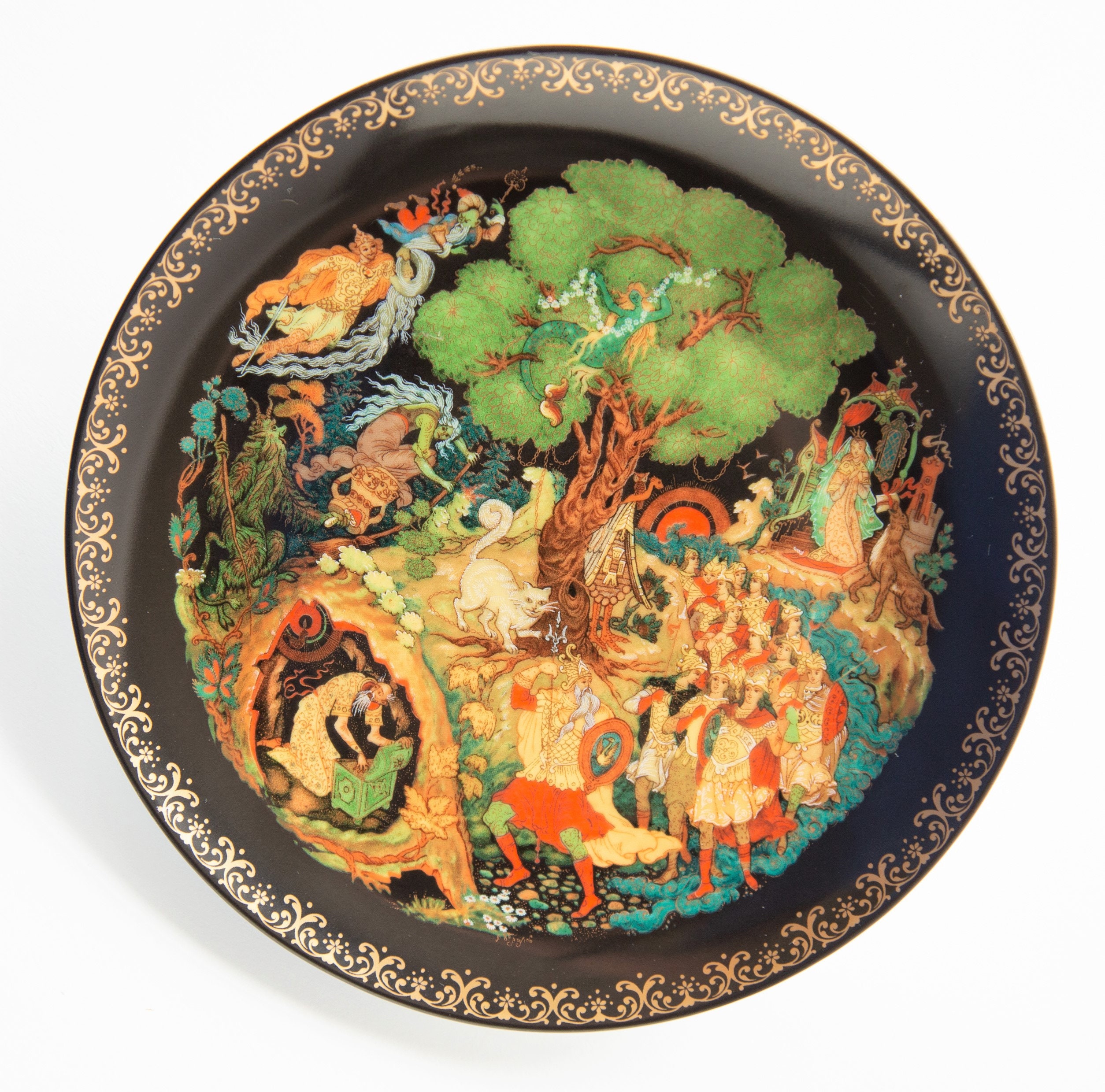 Vintage Tianex Bradford Exchange Russian Fairytale Collector Plates set ...