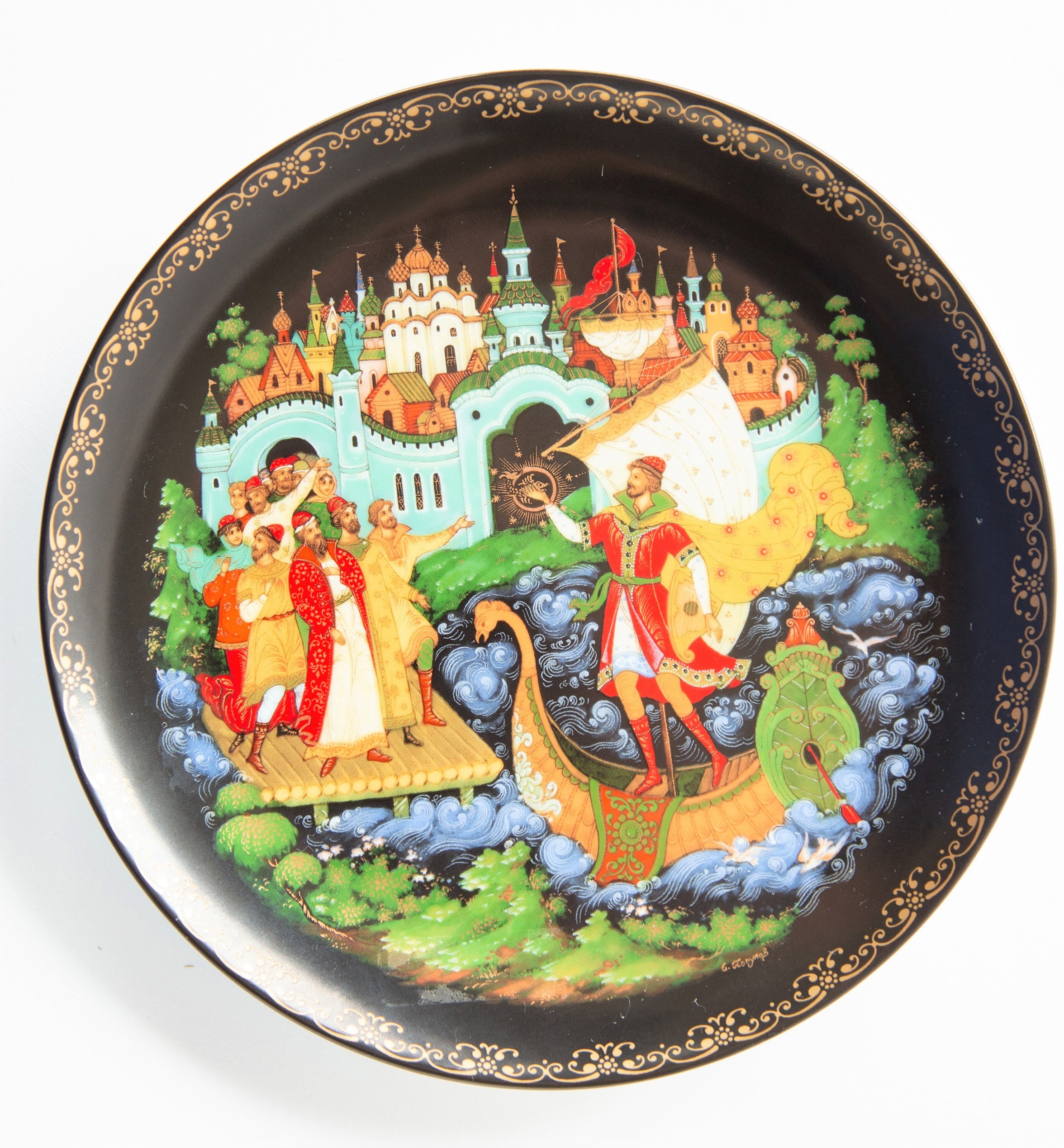 Vintage Tianex Bradford Exchange Russian Fairytale Collector Plates set ...