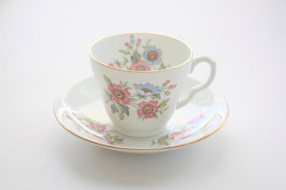 Vintage Stanley Bone China Cup and Saucer Set - Etsy