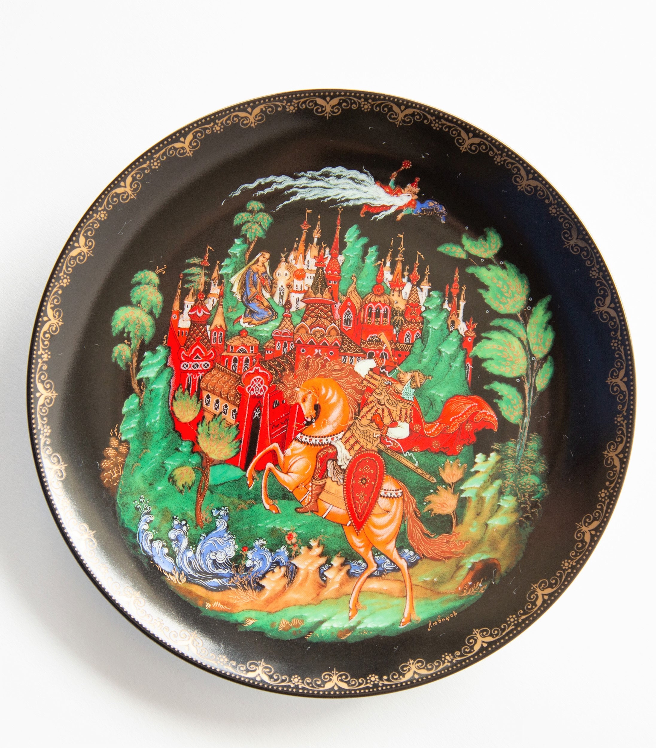 Vintage Tianex Bradford Exchange Russian Fairytale Collector Plates set ...