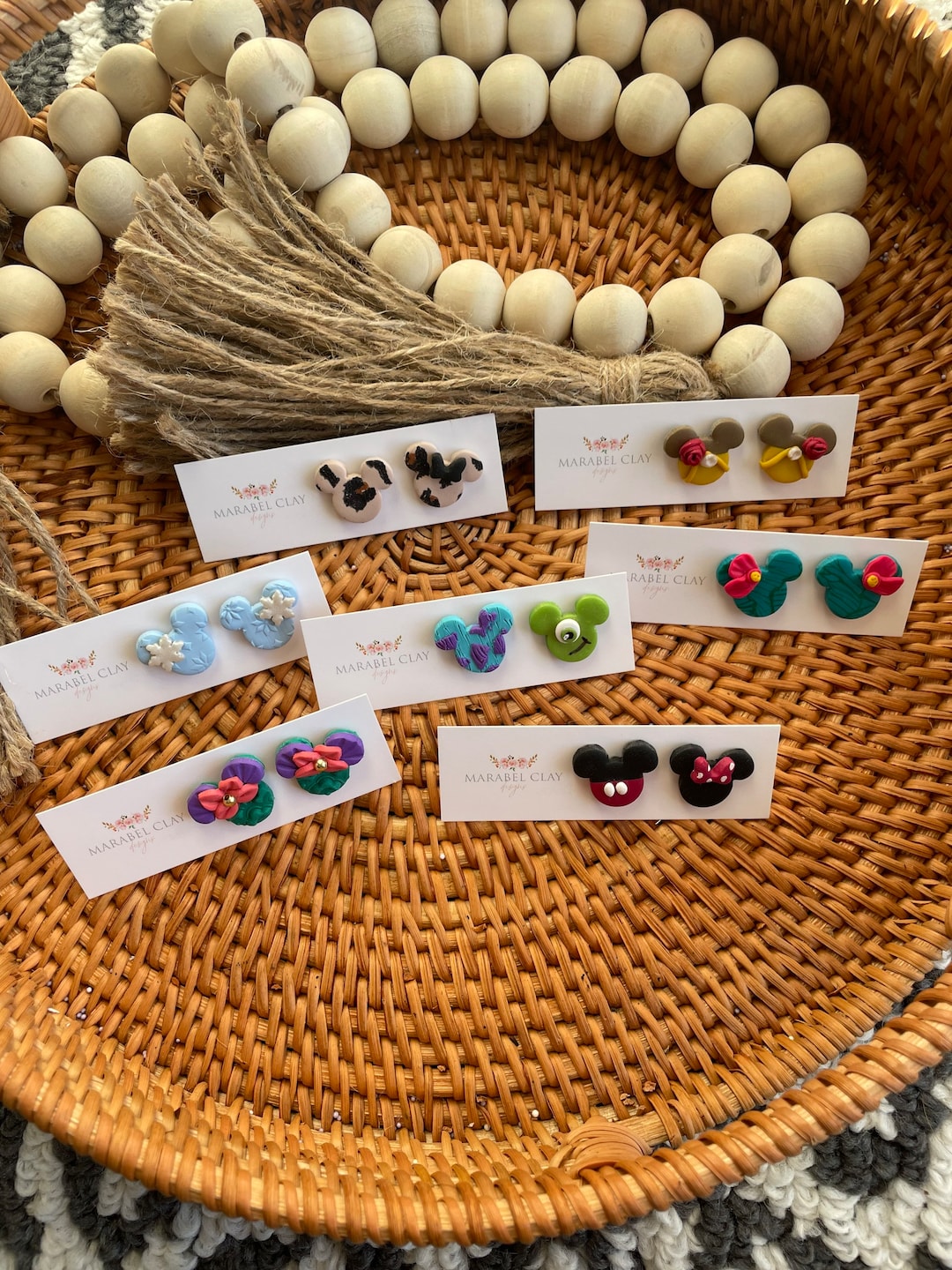 Magical Earrings Mouse Earrings Vacation Earrings Studs Gifts for Her ...