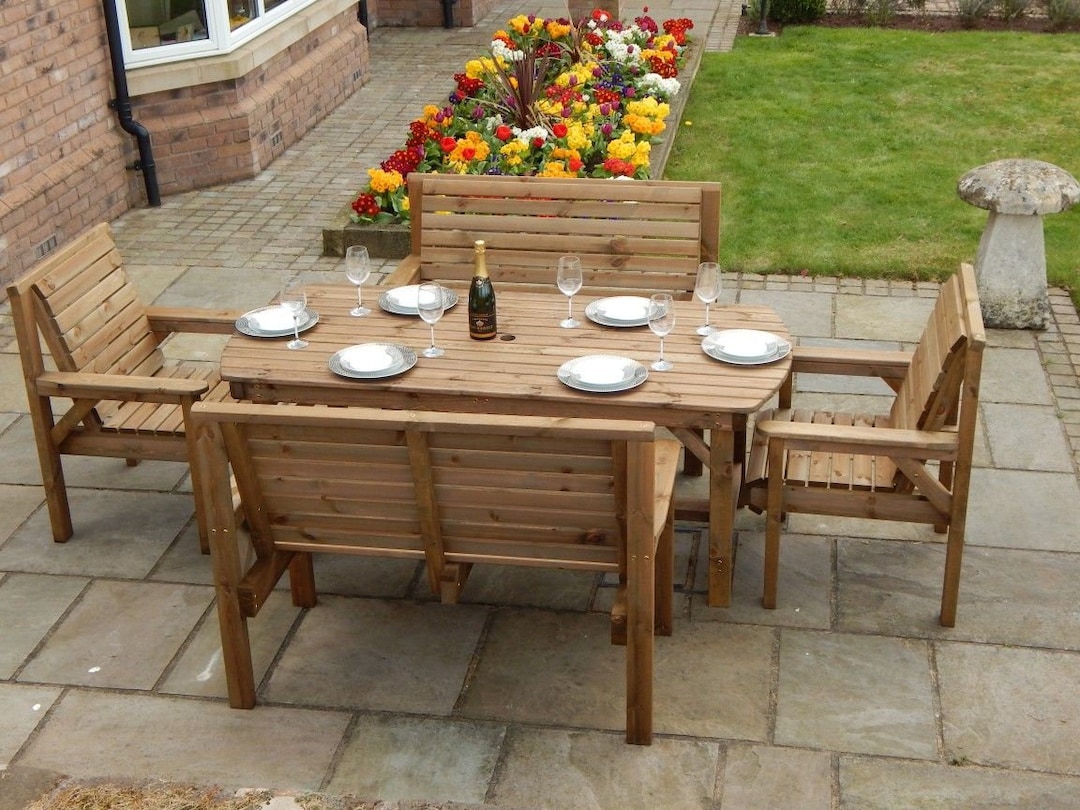 Small patio table with 2 chairs store