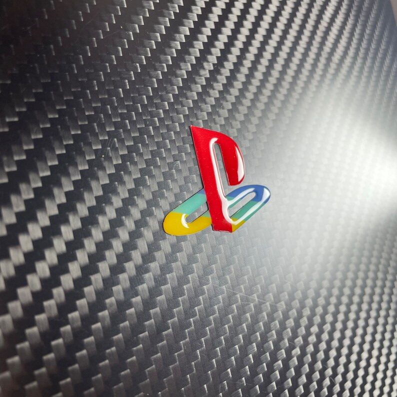 3D Retro PS Logo PS5 Playstation Classic Logo Vinyl Sticker - Etsy