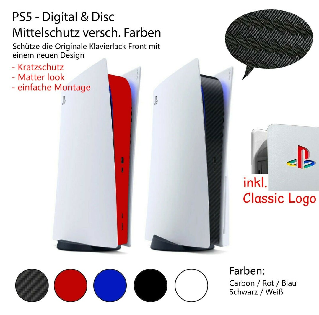 Ps5 Medium Protection Protect Matt Incl. Retro Sticker Playstation Logo ...