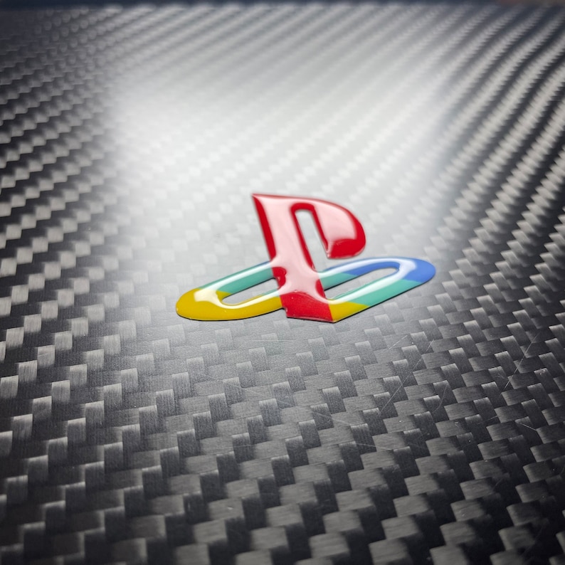 3D Retro PS Logo PS5 Playstation Classic Logo Vinyl Sticker - Etsy