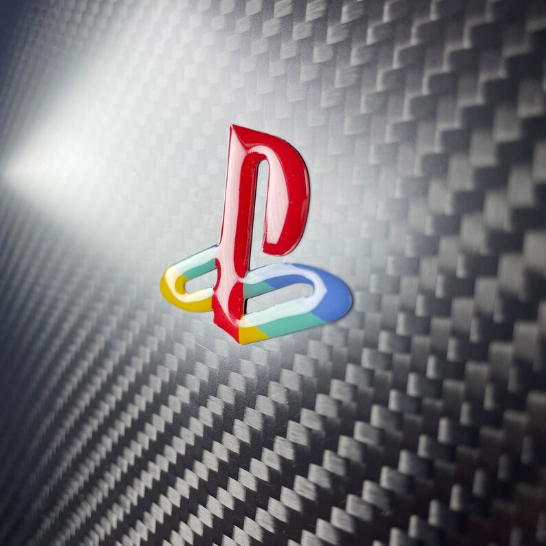 3D Retro PS Logo PS5 Playstation Classic Logo Vinyl Sticker - Etsy
