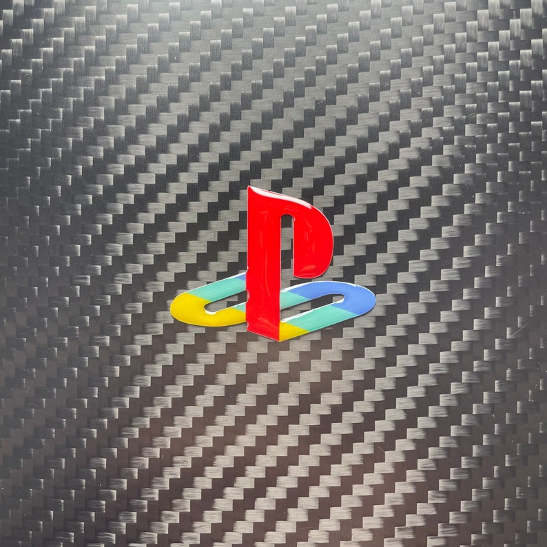 3D Retro PS Logo PS5 Playstation Classic Logo Vinyl Sticker - Etsy
