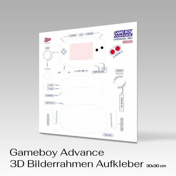 Gameboy Advance Frame - Etsy