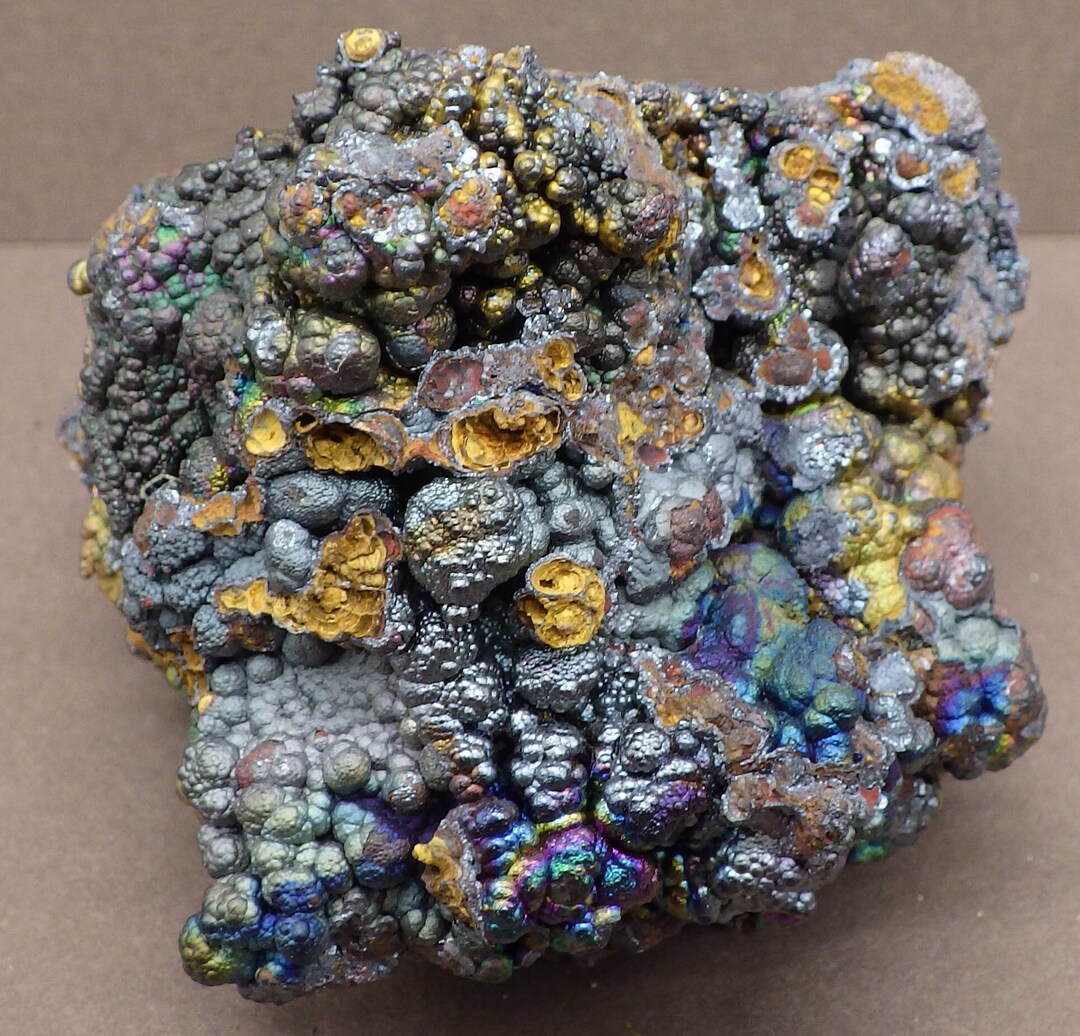Botryoidal Great Rainbow Colors Turgite From Graves Mountain Rainbow ...