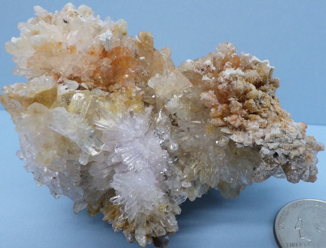 Amazing Large Creedite Beautiful Colors and Crystals Specimen From Mina ...