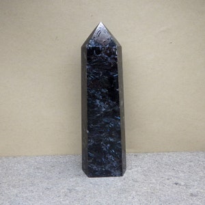 Arfvedsonite Tower Obelisk 6.5 Inches Tall - Etsy