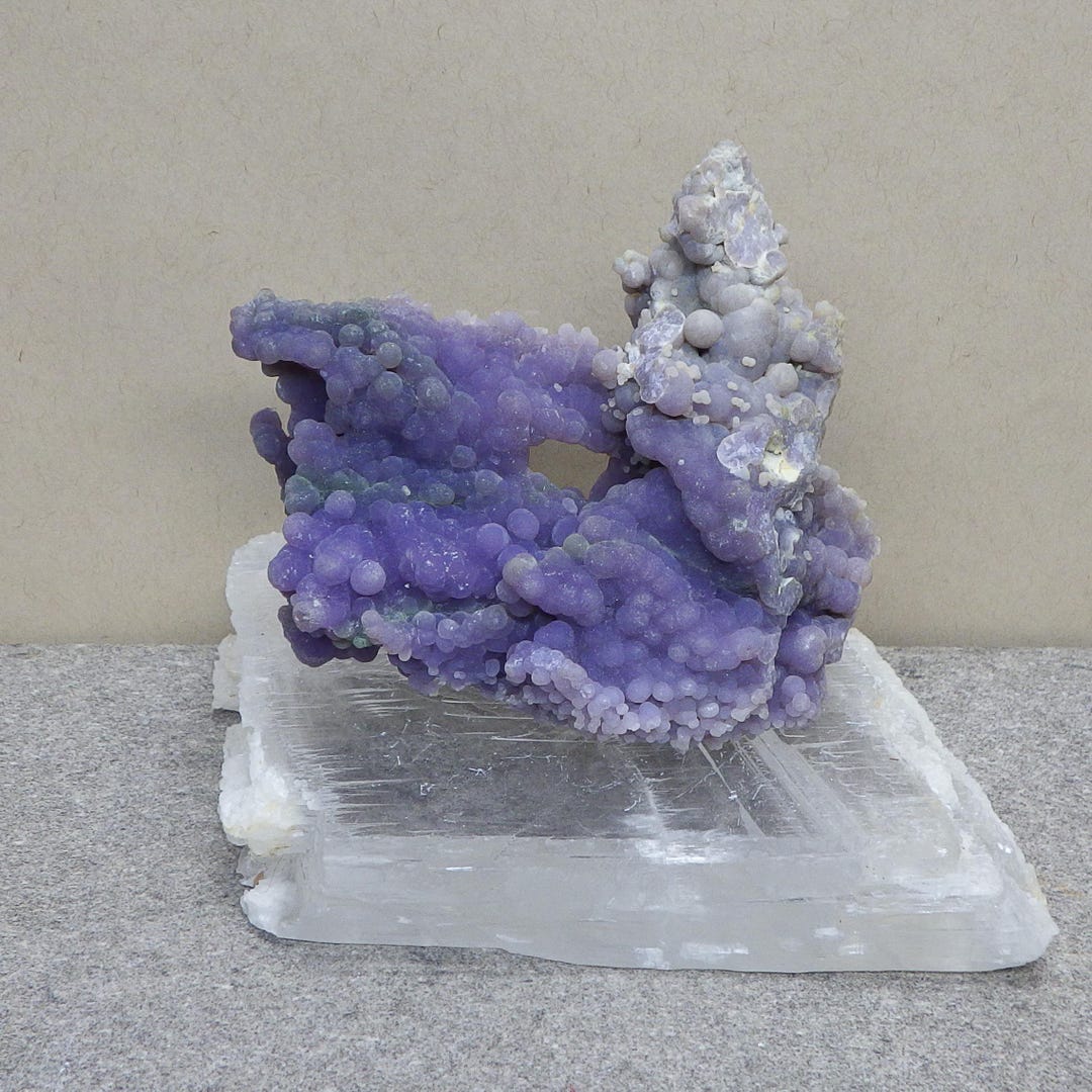 Fantastic Skeletal Grape Agate/botryoidal Amethyst Cluster Grape Quartz ...