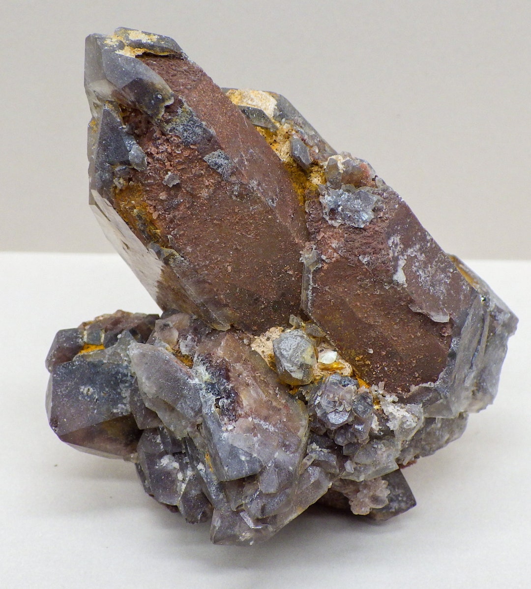 Phantoms Double Terminations Tabular Growth Quartz Crystal Cluster From ...