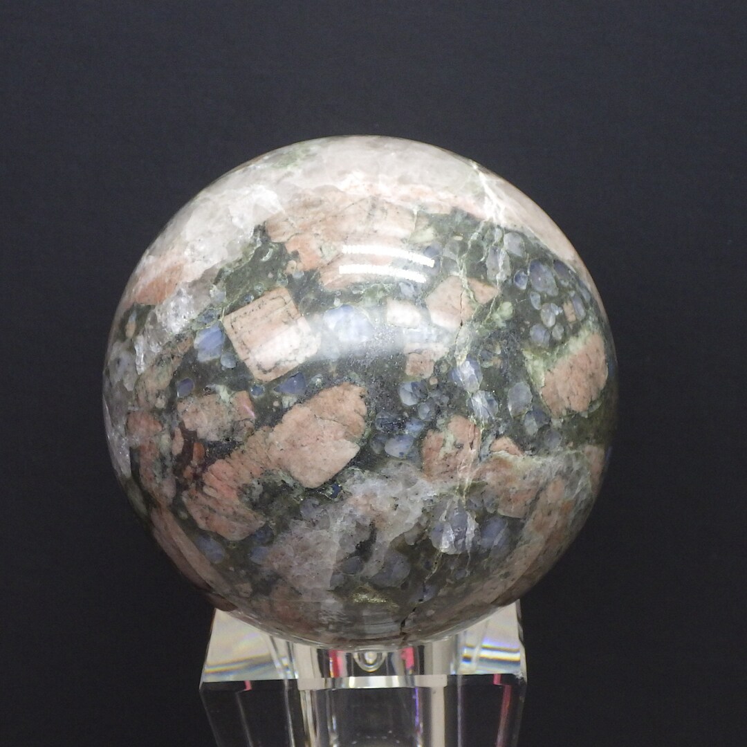 Que-sera Sphere With Nice Blue Quartz. 2.5inches 63mm Que Sera Stone ...