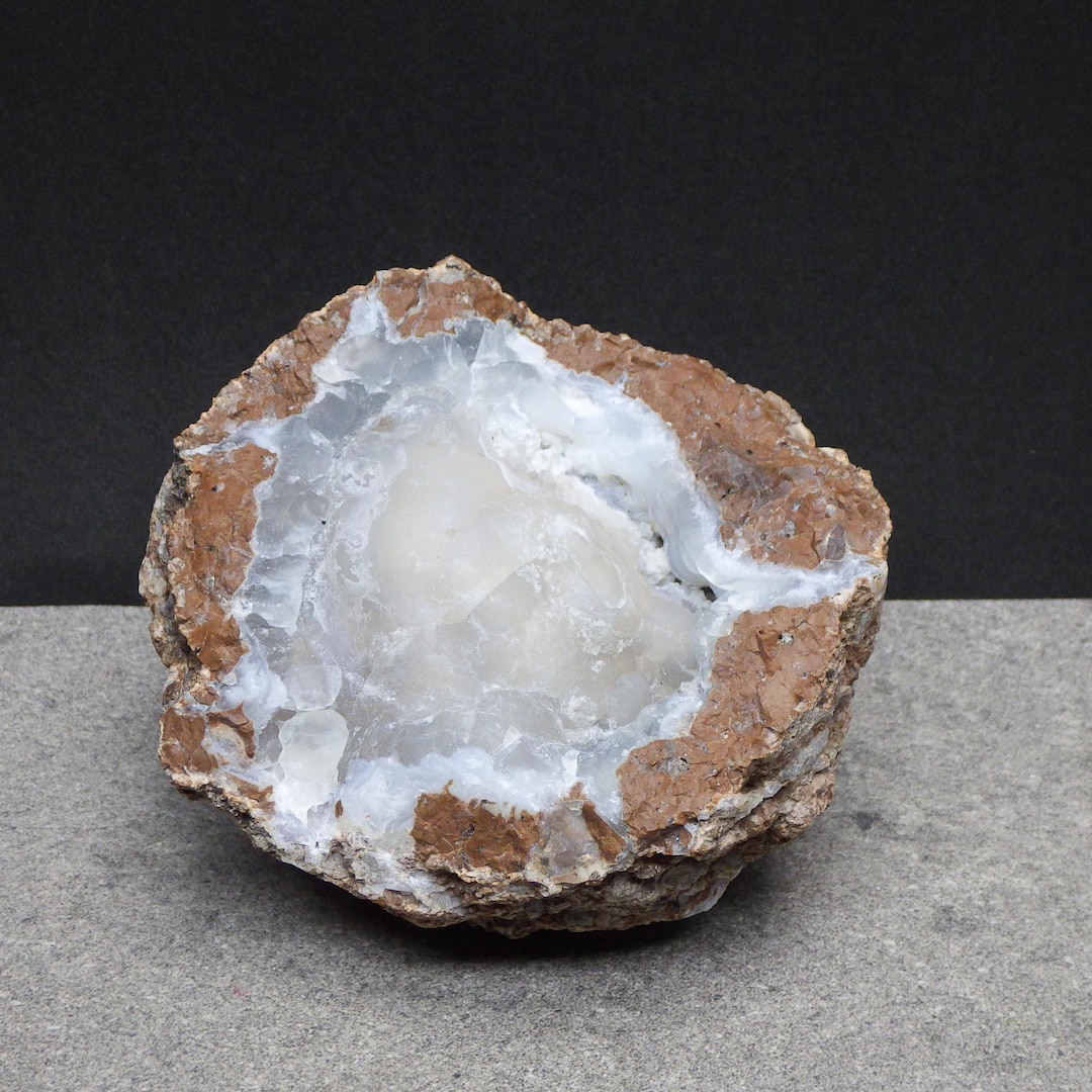 Nice Botryoidal Chalcedony Geode From Mexico Great UV Mineral Specimen ...