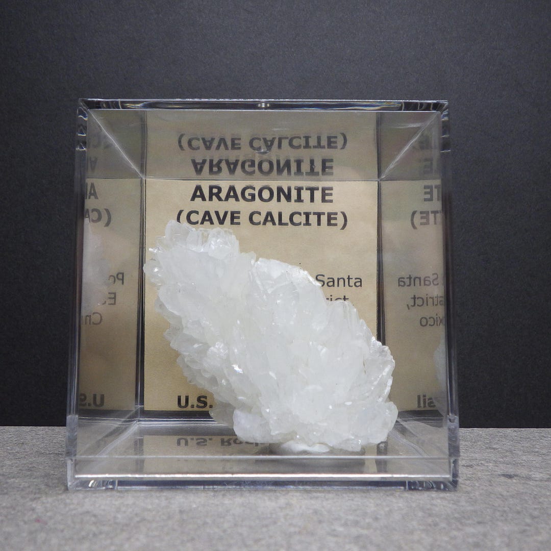 Mexican Aragonite Cave Calcite Mineral Specimen From Mexico With 3-inch ...