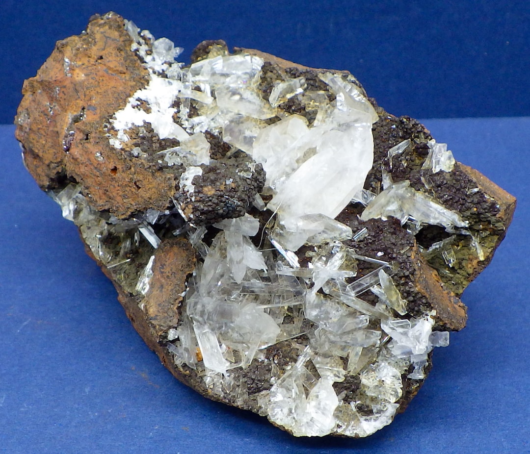 Ojuela Mine Calcite Crystal Specimen: Poker Chip Blade Calcite - Etsy