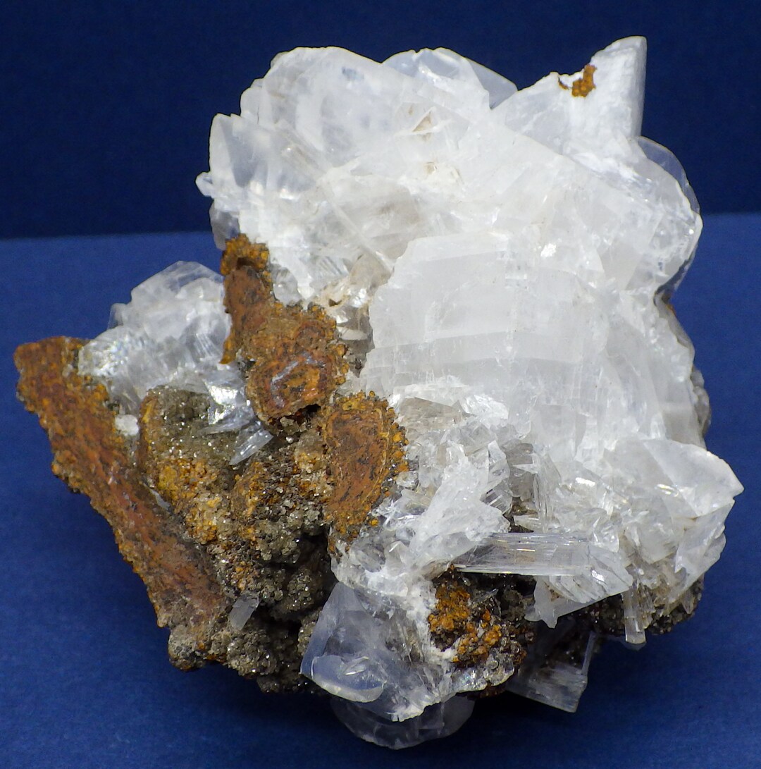 Nice Ojuela Mine Calcite Crystal Specimen Poker Chip Blade Calcite From ...