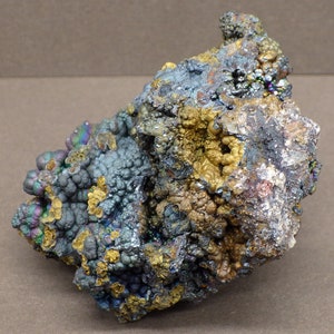Great Botryoidal Copper and Rainbow Colors Turgite From Graves Mountain ...