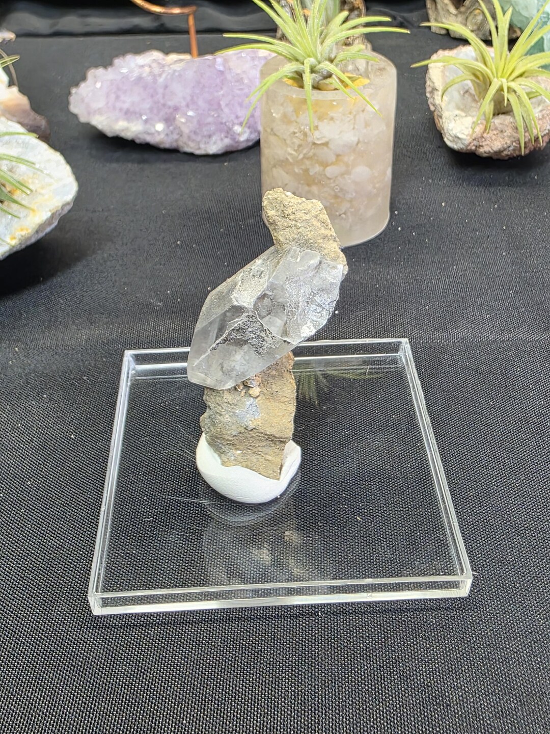 Gemmy Selenite Crystal on Matrix | La Platosa Mine, Mexico | Water ...