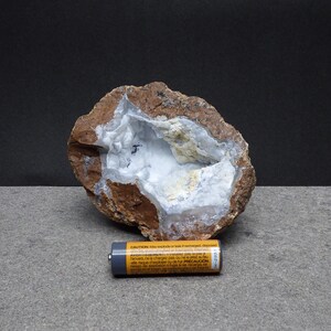 Great Botryoidal Chalcedony Geode From Mexico Great UV Mineral Specimen ...