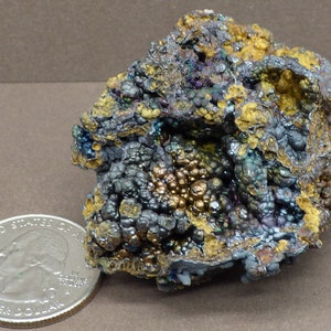 Great Botryoidal Copper and Rainbow Colors Turgite From Graves Mountain ...