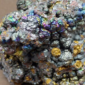 Botryoidal Great Rainbow Colors Turgite From Graves Mountain Rainbow ...