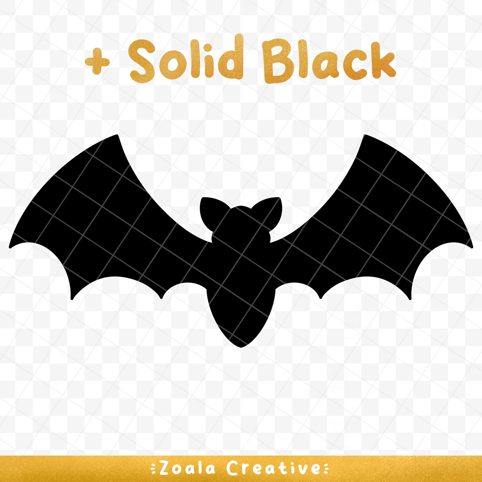 Simple Black Bat Outline Templates, DIY Craft - Printable Solid Black ...
