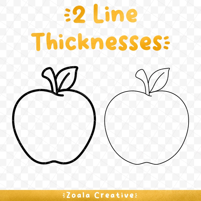 Simple Cartoon Apple Template Outline, DIY Craft - Printable Solid ...