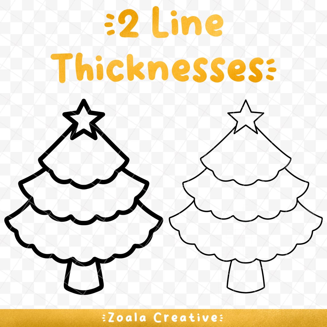 Simple Cartoon Christmas Tree Template Outline, DIY Craft Printable ...