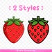 Simple Cartoon Strawberry Clipart, DIY Craft - Printable Solid Colour ...