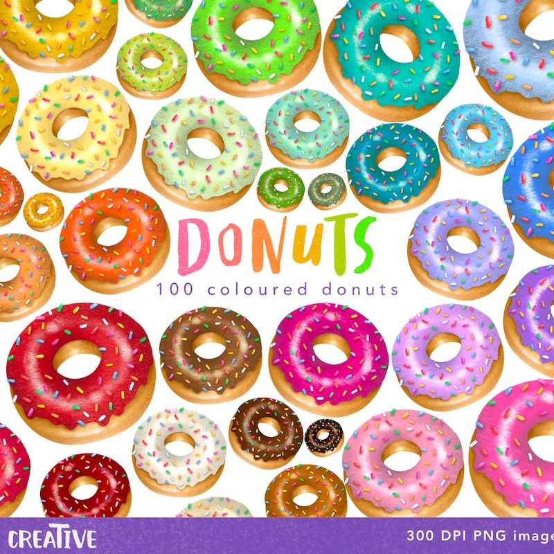 Red Sprinkle Donut - Etsy