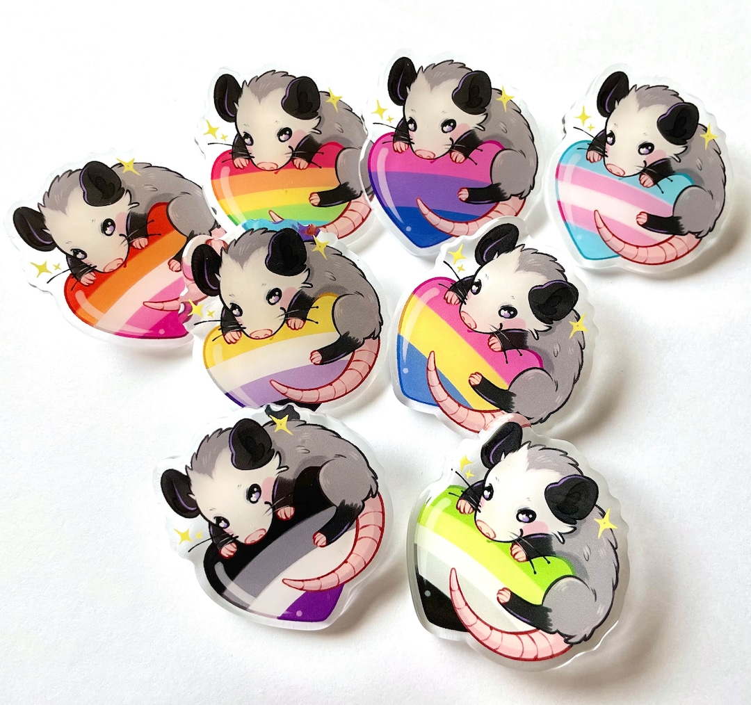 Opossum Pride Pins - Etsy