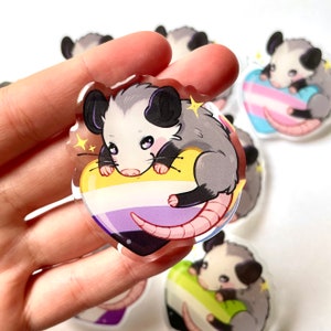 Opossum Pride Pins - Etsy