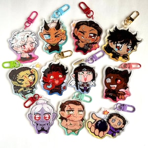 BG3 Cursed Acrylic Keychains - Etsy